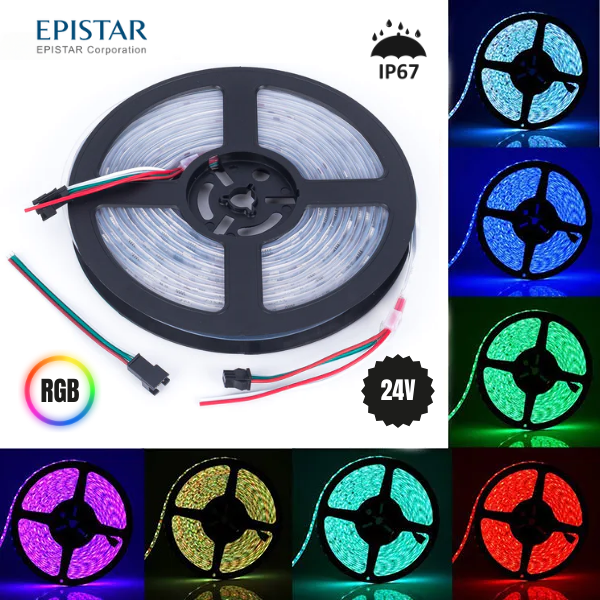 led strip rgb - 24V Waterproof IP67 | PRODJ